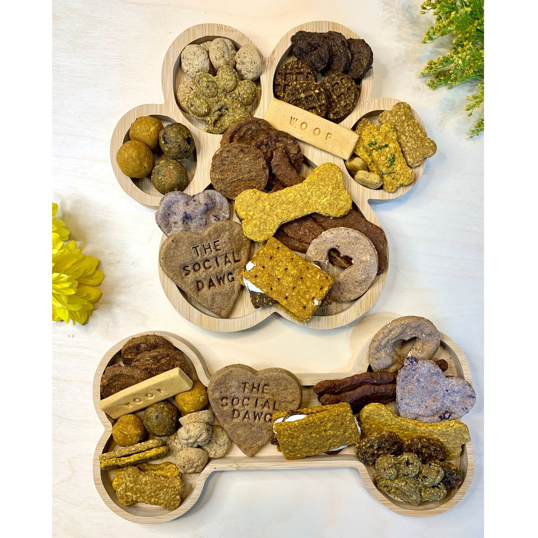 Cute Dog Bone Barkuterie Board | The Social Dawg